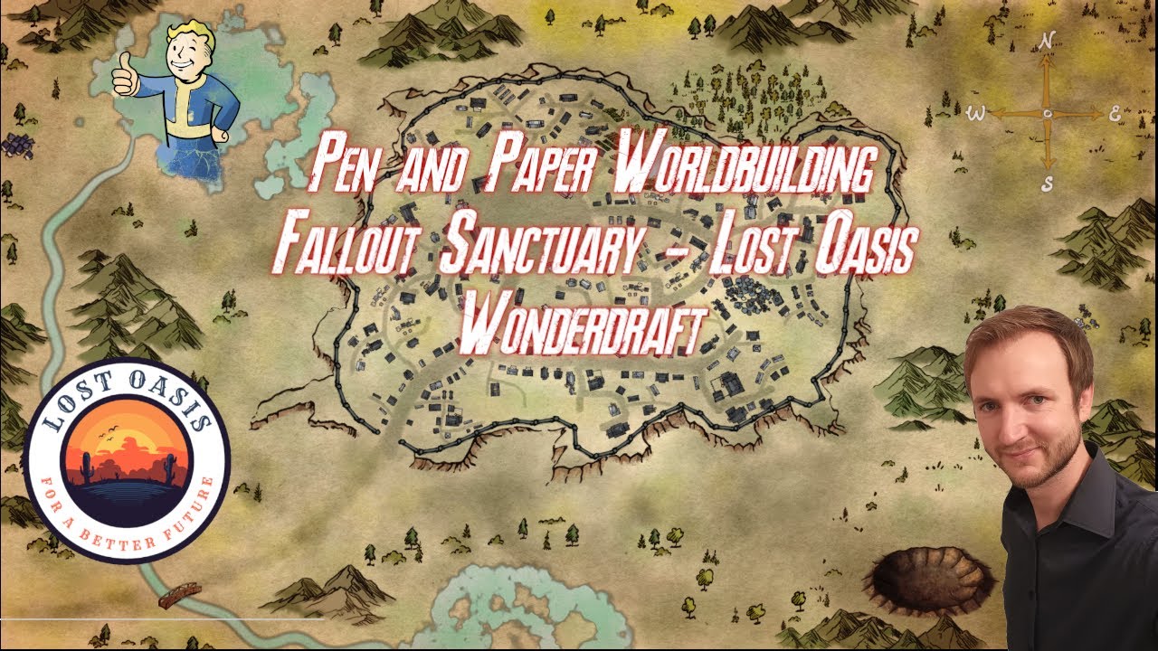Pen and Paper | City map | Fallout Sanctuary - Lost Oasis | Wonderdraft ...