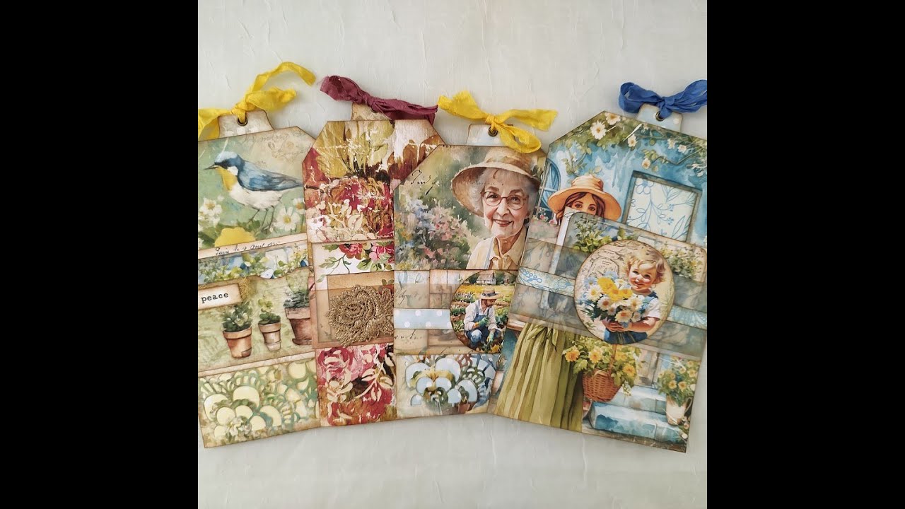 Banded Tag Booklet Ephemera - YouTube