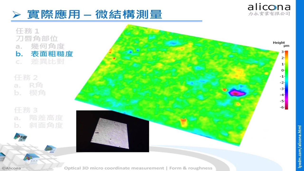 Alicona 3D Optical Measurement Functions - YouTube