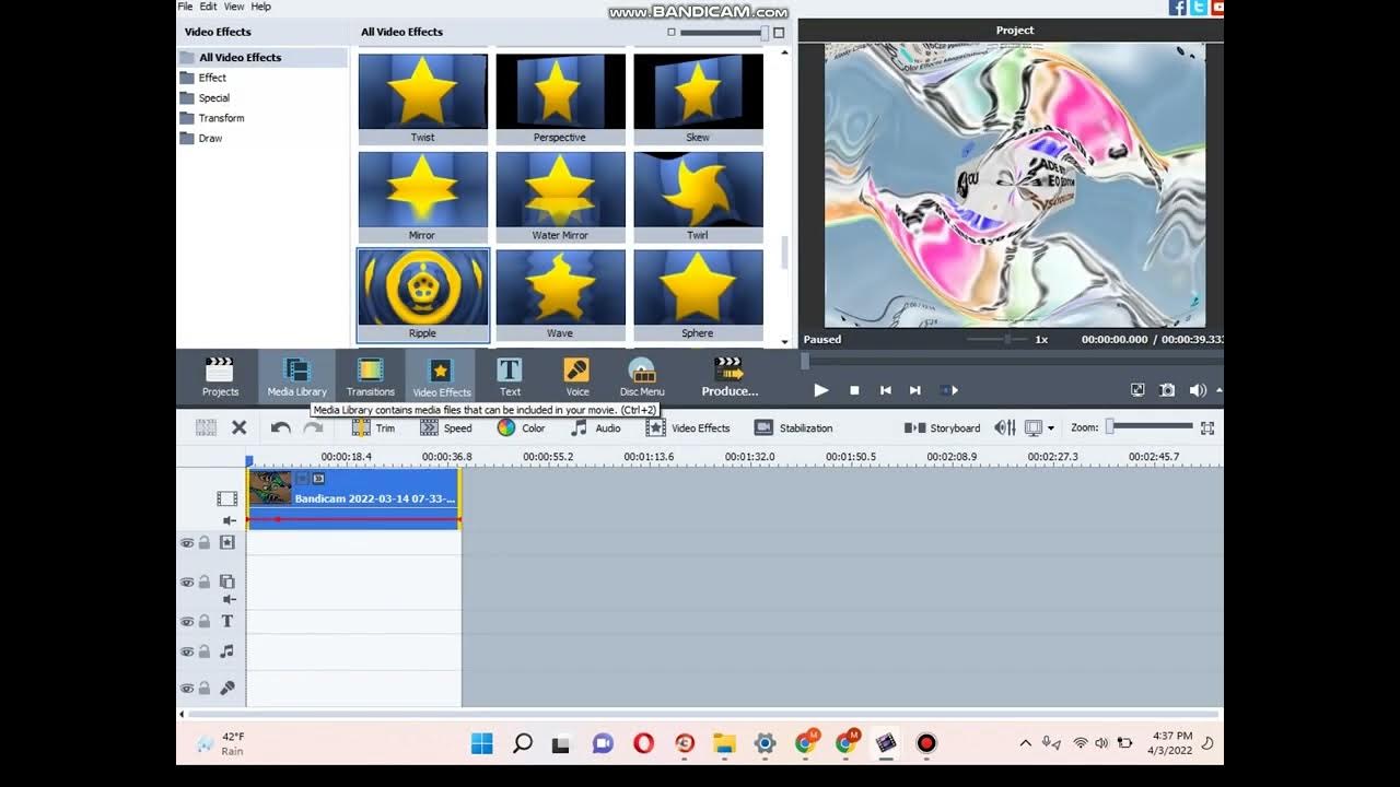 how to make Weird Effect On AVS VIDEO EDITOR 9.1 - YouTube