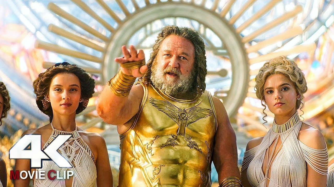 Thor Vs Zeus - Full Fight Scene - Thor: Love and Thunder (2022) HD ...