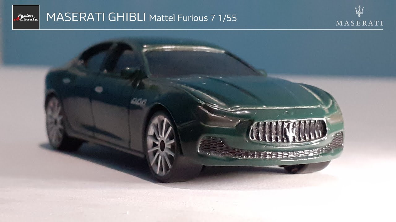 PASION A ESCALA - Maserati Ghibli (Mattel Furious 7) 1/55 - YouTube