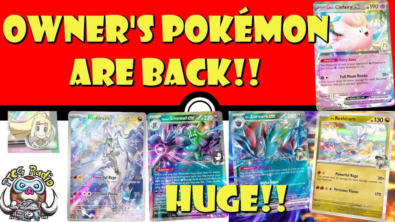 Owner's Pokémon are BACK in the TCG! Lillie's Clefairy! (BIGGEST ...