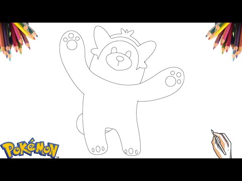COMO DESENHAR O POKÉMON BEWEAR | HOW TO DRAW POKÉMON BEWEAR - YouTube