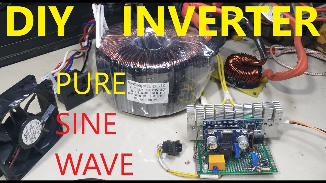 #SNAT toroidal transformer and diy inverter pure sine wave 12v to 220v ...