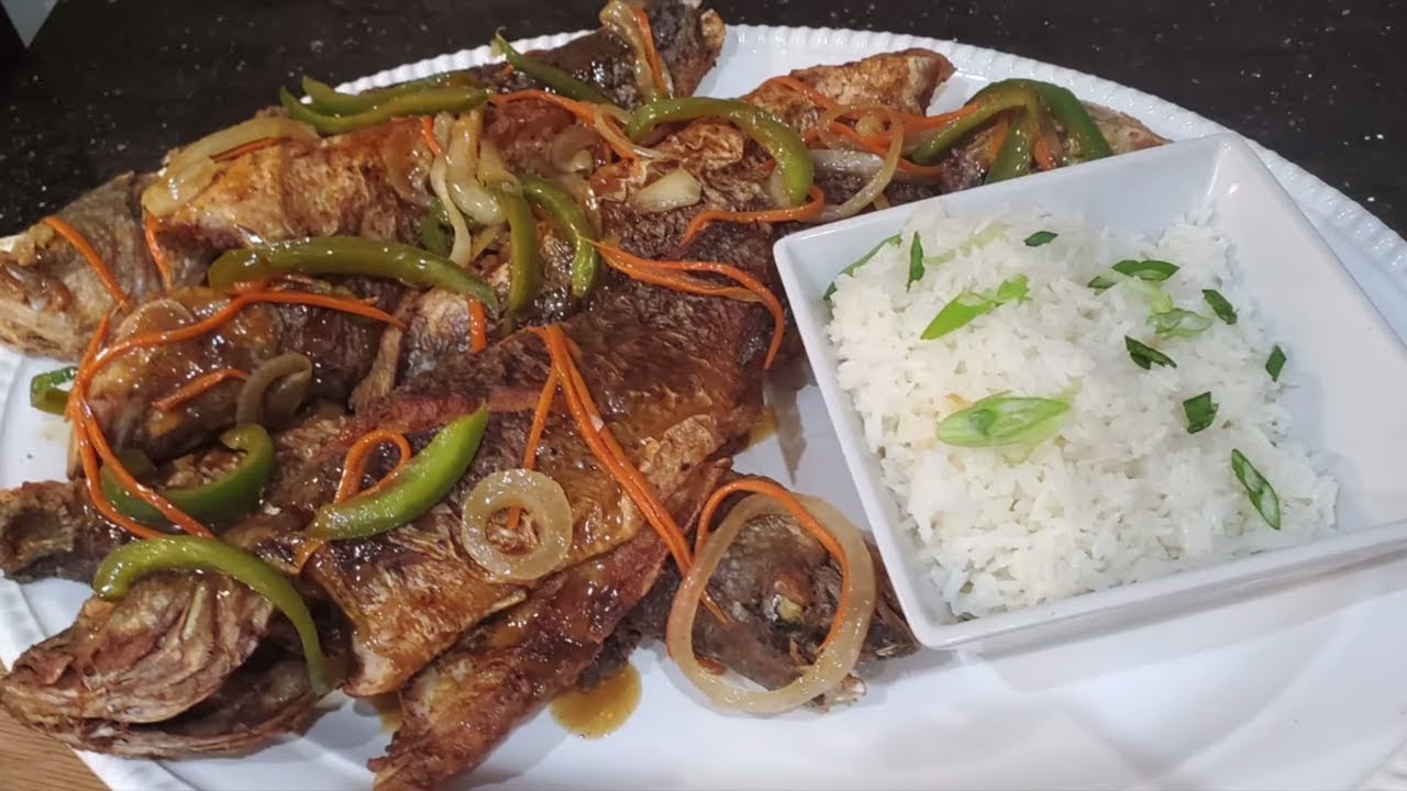 How To Make Fried Silver Bass Fish! ( With My Special Sauce!) - YouTube