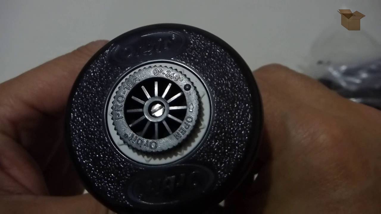 Unboxing Orbit 4 Adjustable Spring Loaded Pop Up Lawn Sprinkler Head ...