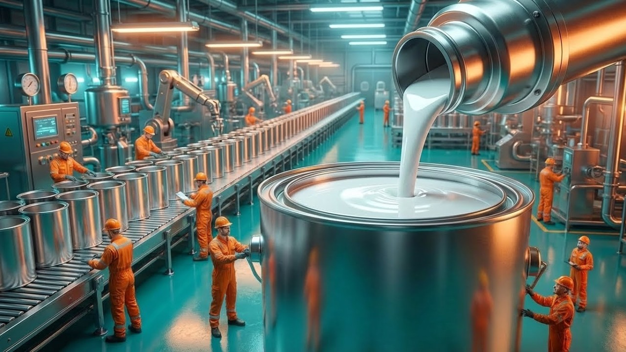 Inside the Wall Paint Factory: From Pigment Powder to Perfect Cans ...