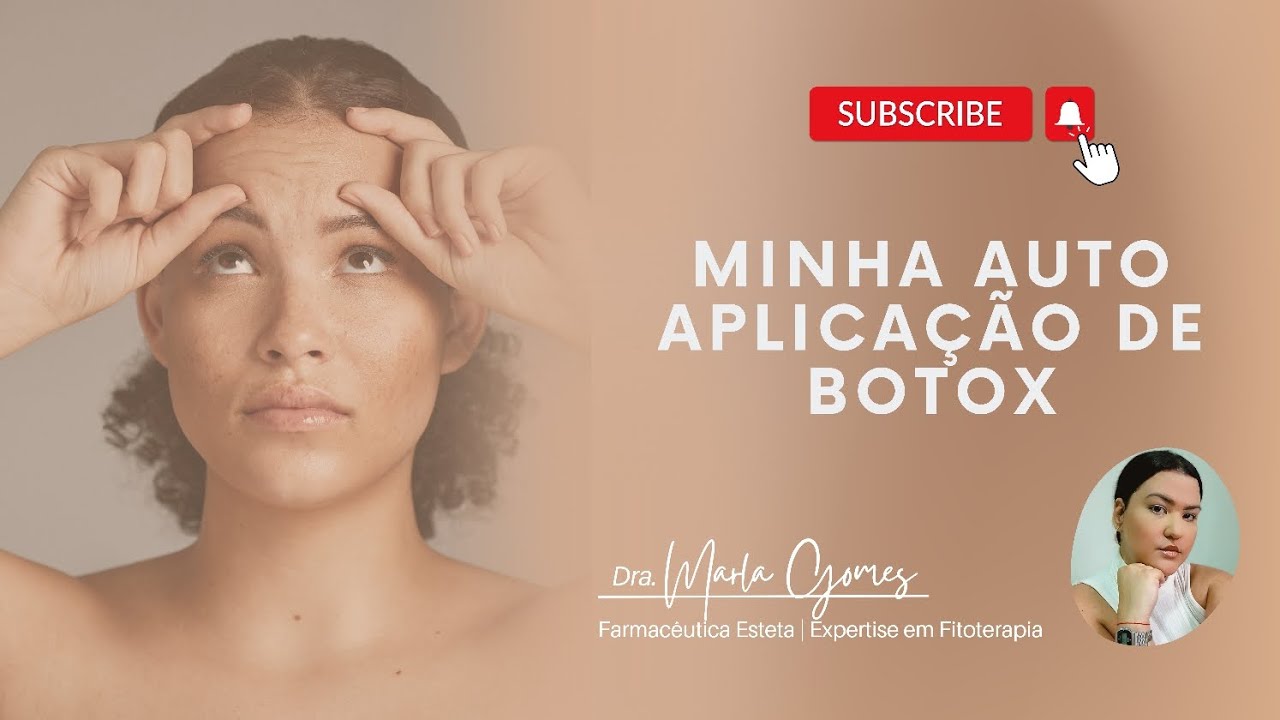 🟤 Minha auto aplicação de Botox! - por Dra. Marla Gomes - YouTube