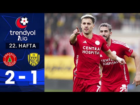 Ümraniyespor (2-1) MKE Ankaragücü - Highlights/Özet | Trendyol 1. Lig - 2024/25