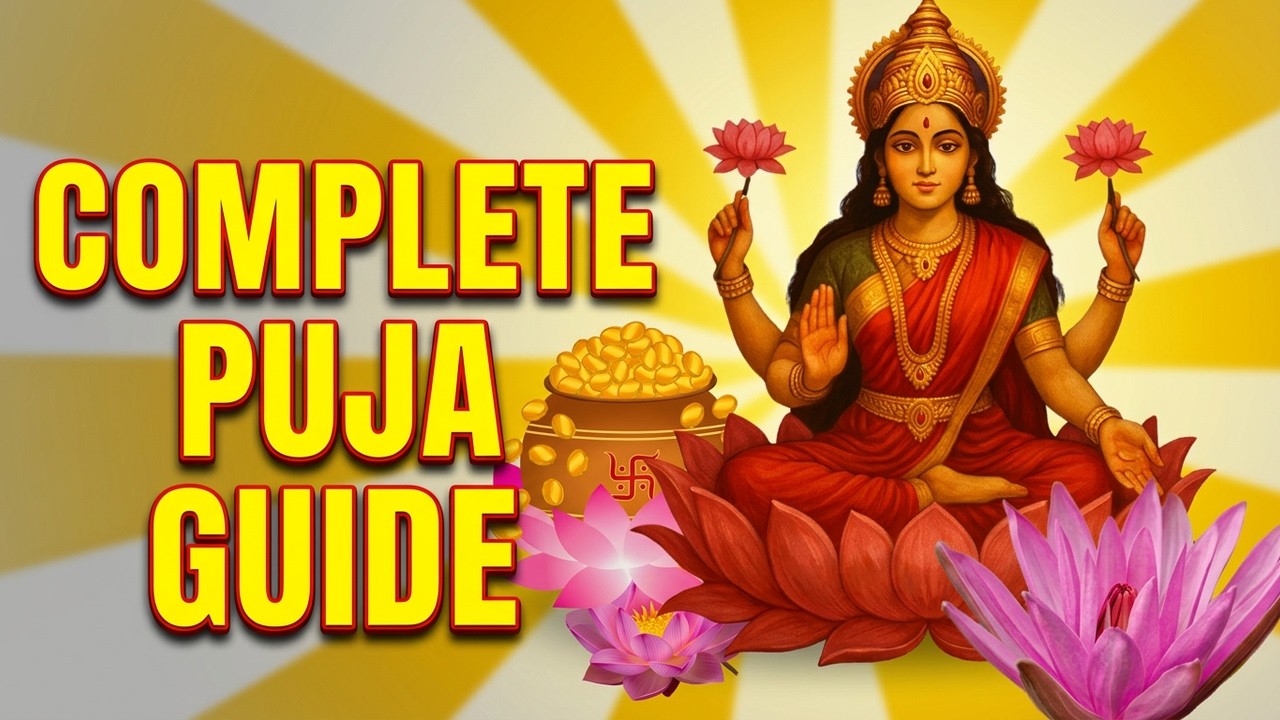 🌺Mahalakshmi Puja | Complete Lakshmi Stuti, Stotram, Phala Shruti ...