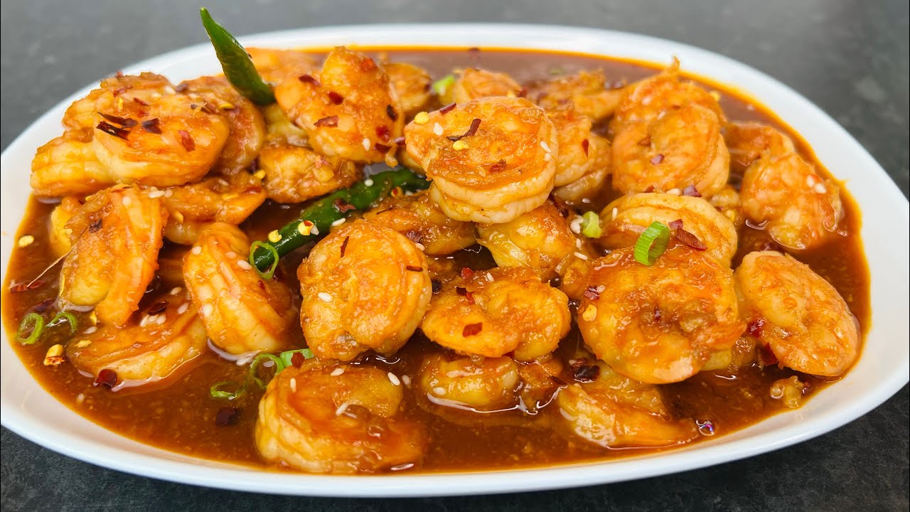 HOW TO MAKE CHILLI GARLIC PRAWN - YouTube