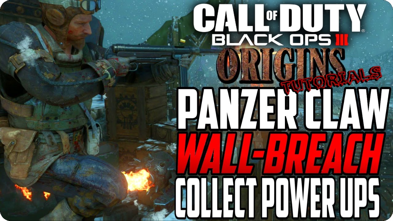 BO3 Zombie Glitches: Origins Panzer Claw Wall-Breach "Collect Power Ups ...