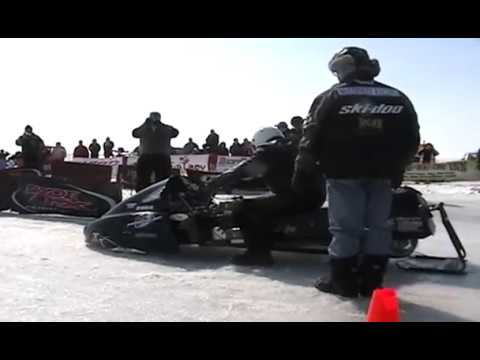 World record setting snowmobile - YouTube