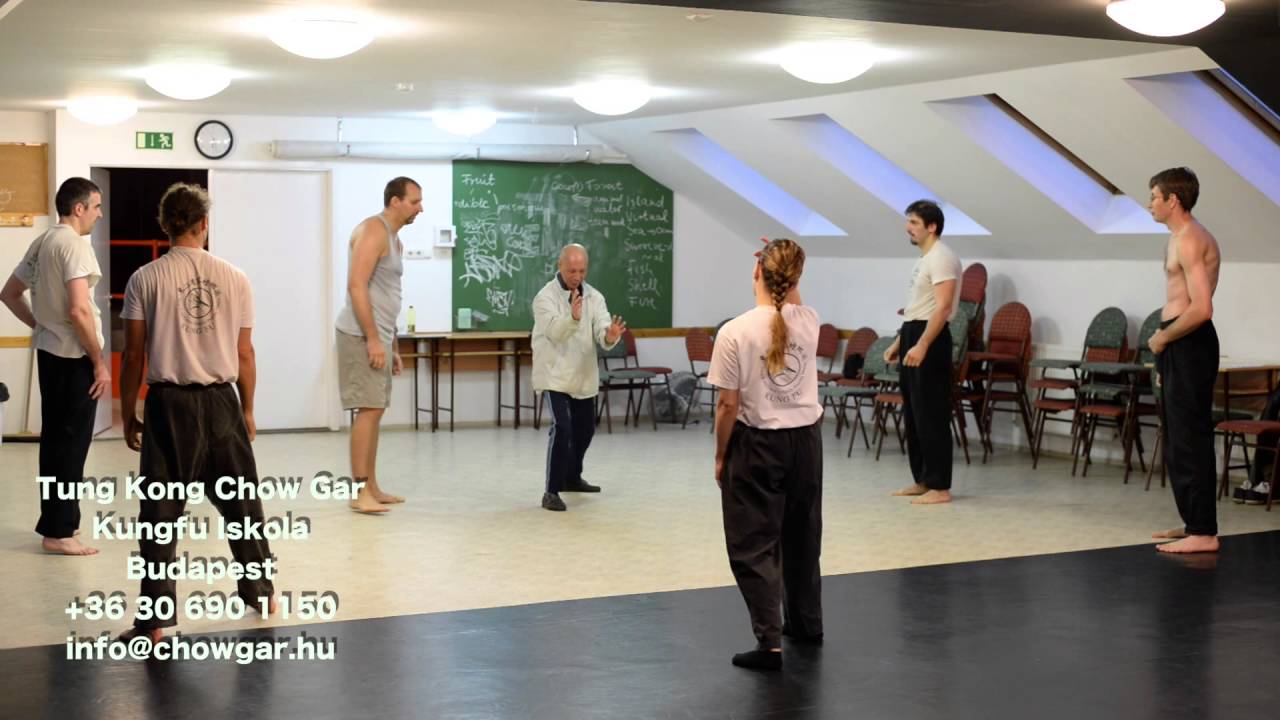 Chow Gar Kung Fu - Shock Power in Class - YouTube
