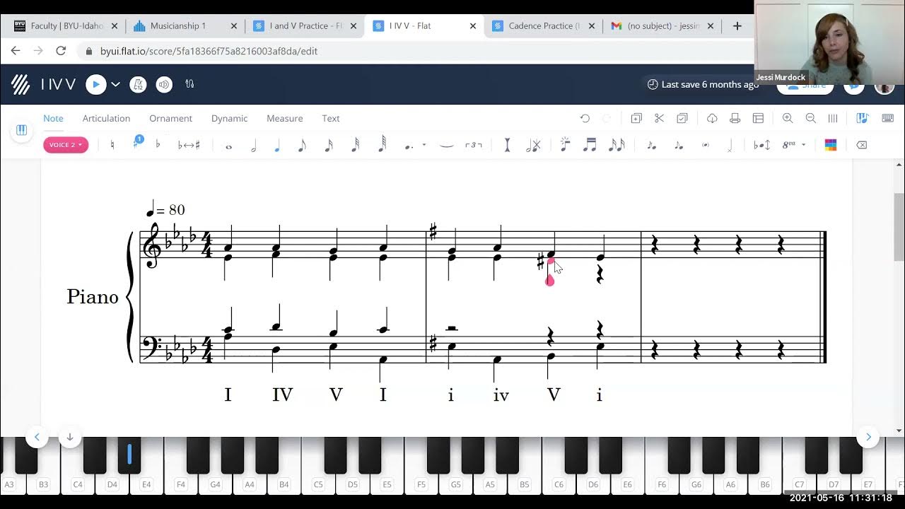 Primary Triads: I, IV, and V Chords - YouTube