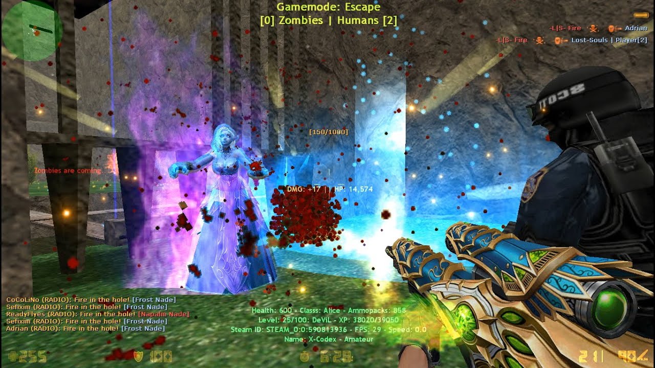 Counter Strike : Zombie Escape - ze_watery_escape_v1 on LSGamerZ - YouTube