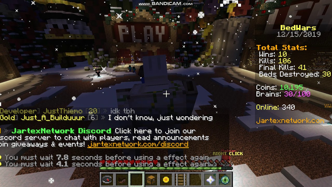 Bug in Minigames | JartexNetwork - YouTube