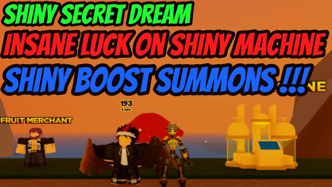 Insane Luck on Shiny Machine + Shiny Boost Summons !!! - The Shiny ...