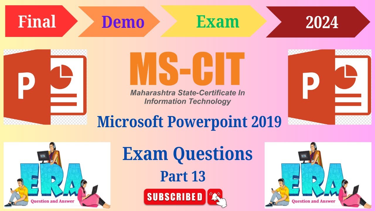 Microsoft PowerPoint Presentation 2019 Exam Question Part13 ...