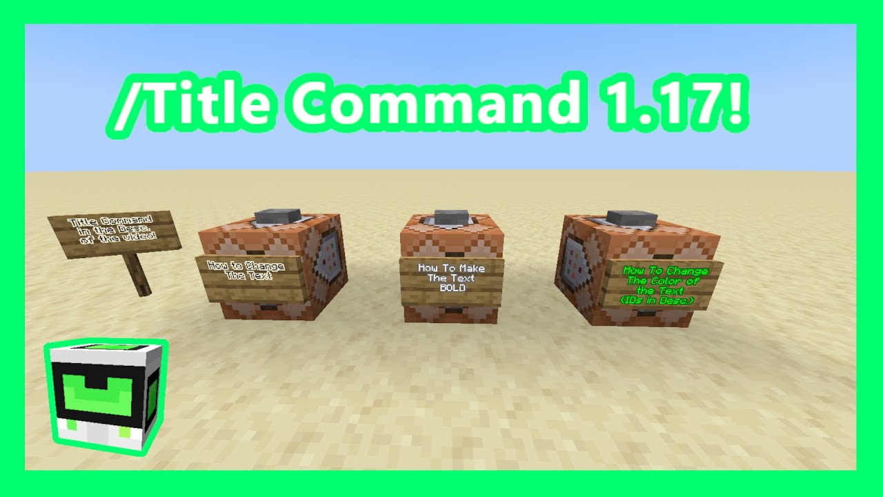 How To Use The Title Command In Minecraft 1 17 1 YouTube how-to-use-the-title-command-in-minecraft-1-17-1-youtube