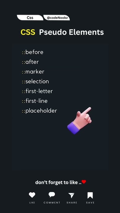 CSS Pseudo Elements - YouTube