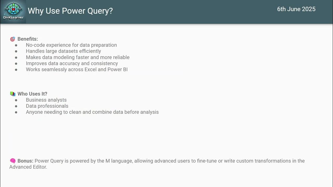 Lesson 2 | What is Power Query? | Beginner’s Guide to Data ...