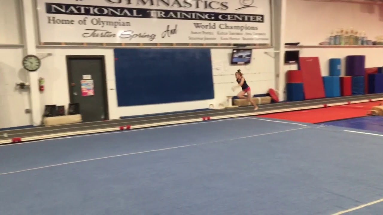 Ava Johnston Double Layout Training - YouTube