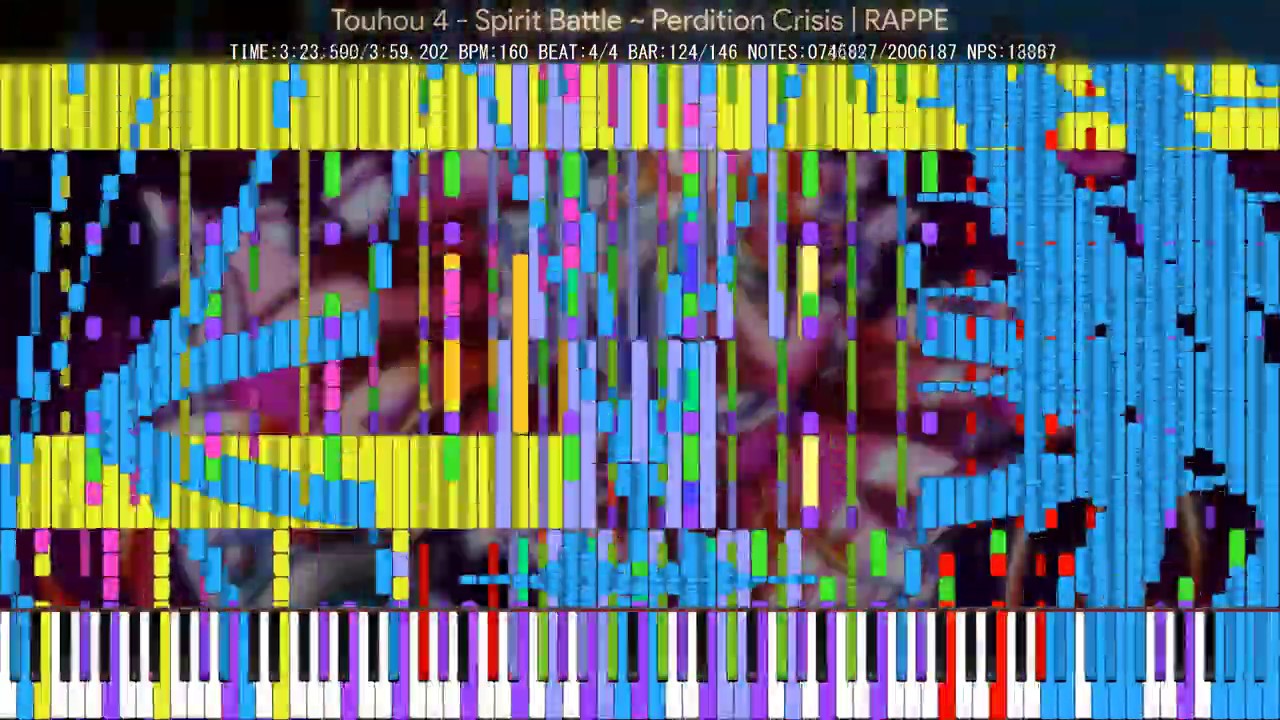 [Black MIDI] Touhou 4 - Spirit Battle ~ Perdition Crisis | RAPPE | 2. ...