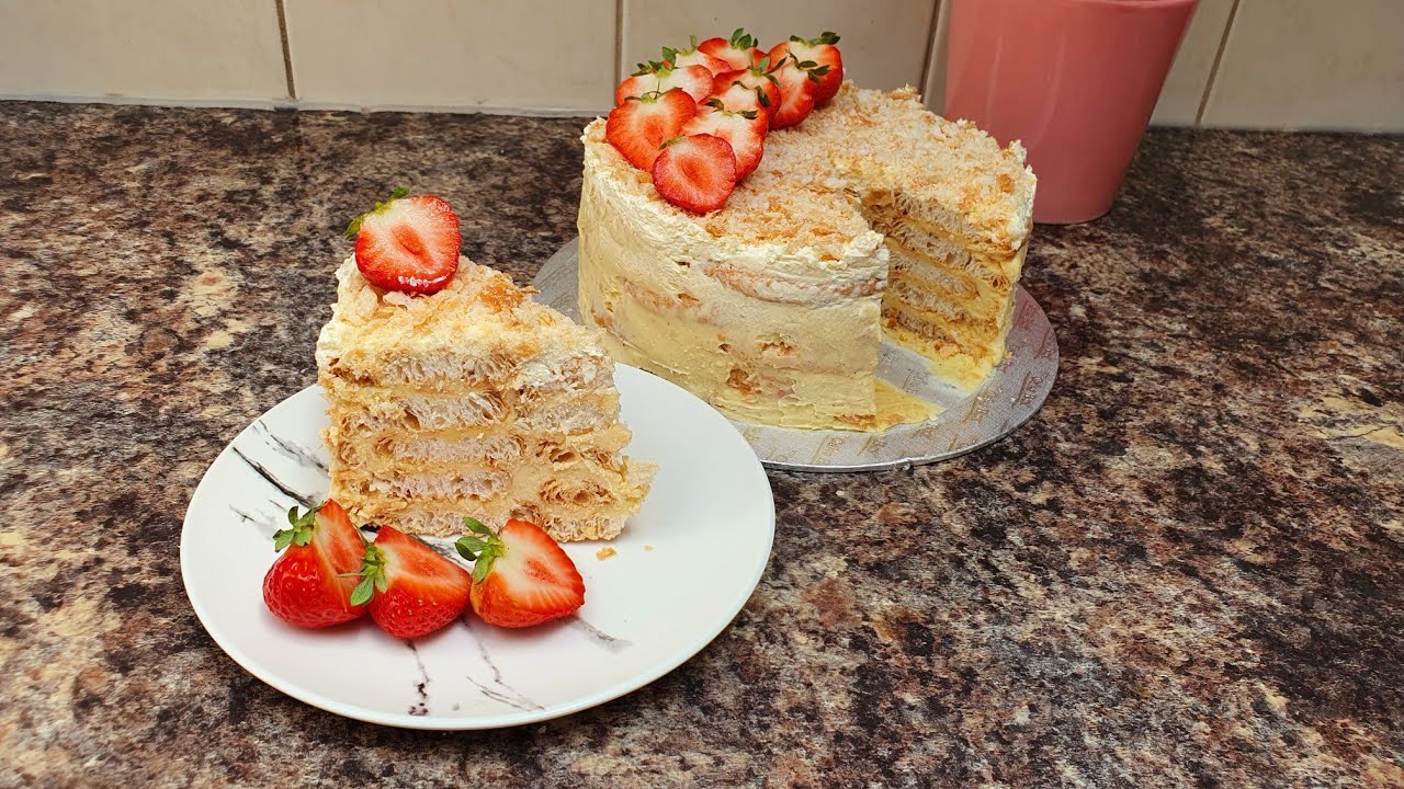 Tort ''Cremsnit'' rapid și simplu 🥣 Cooking by Ligia - YouTube