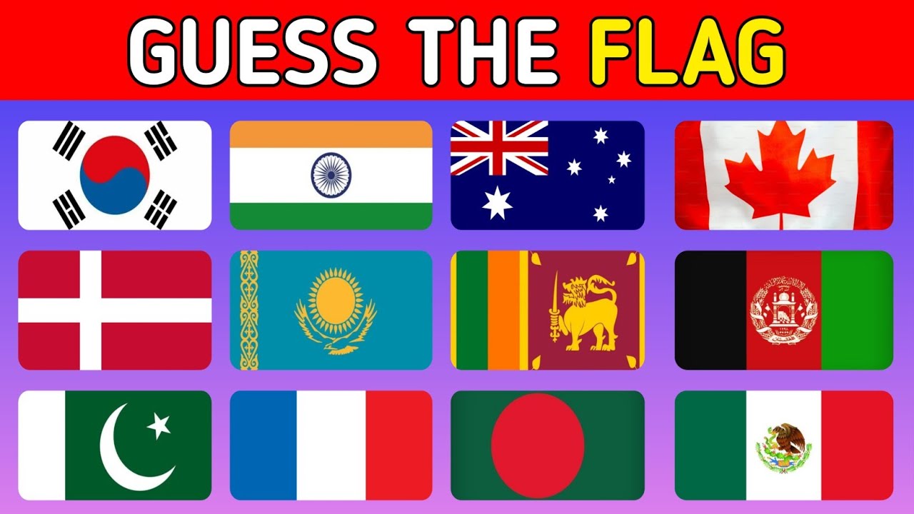 Guess The Country By The Flag 🚩 Flag Quiz | Pino Quiz - YouTube