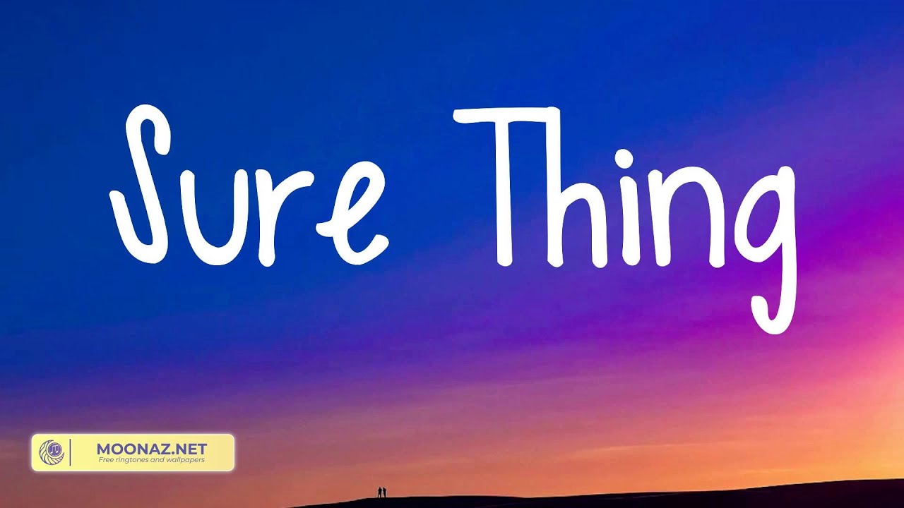 Miguel - Sure Thing (Lyrics) - YouTube