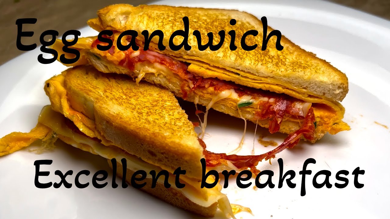 A very simple egg sandwich. Ready in 5 minutes. - YouTube