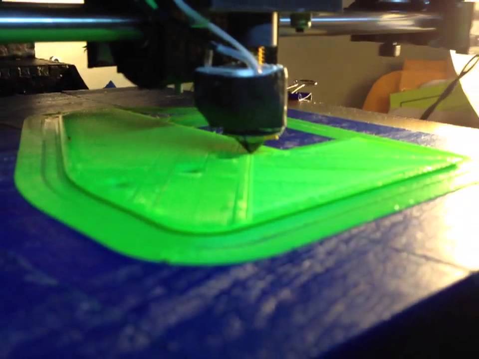 3D Printing Try #2 on Receiver - YouTube