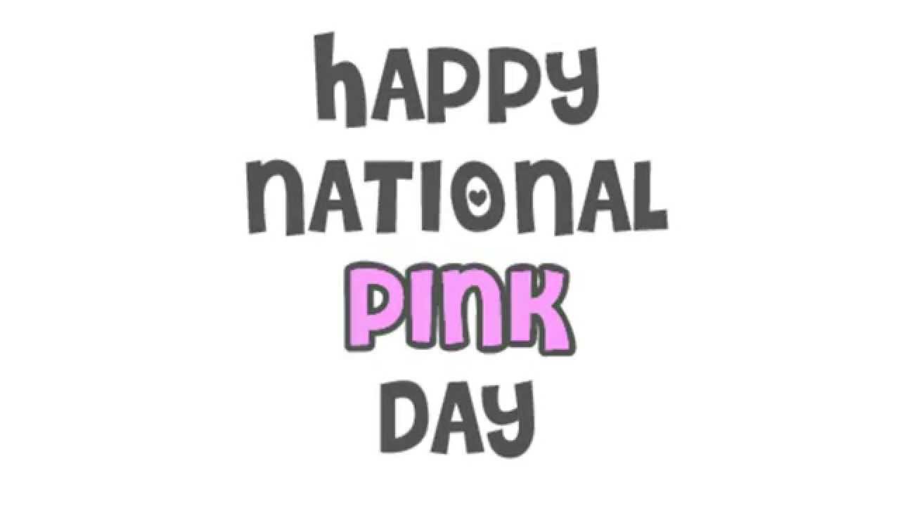 Happy National Pink Day! - YouTube