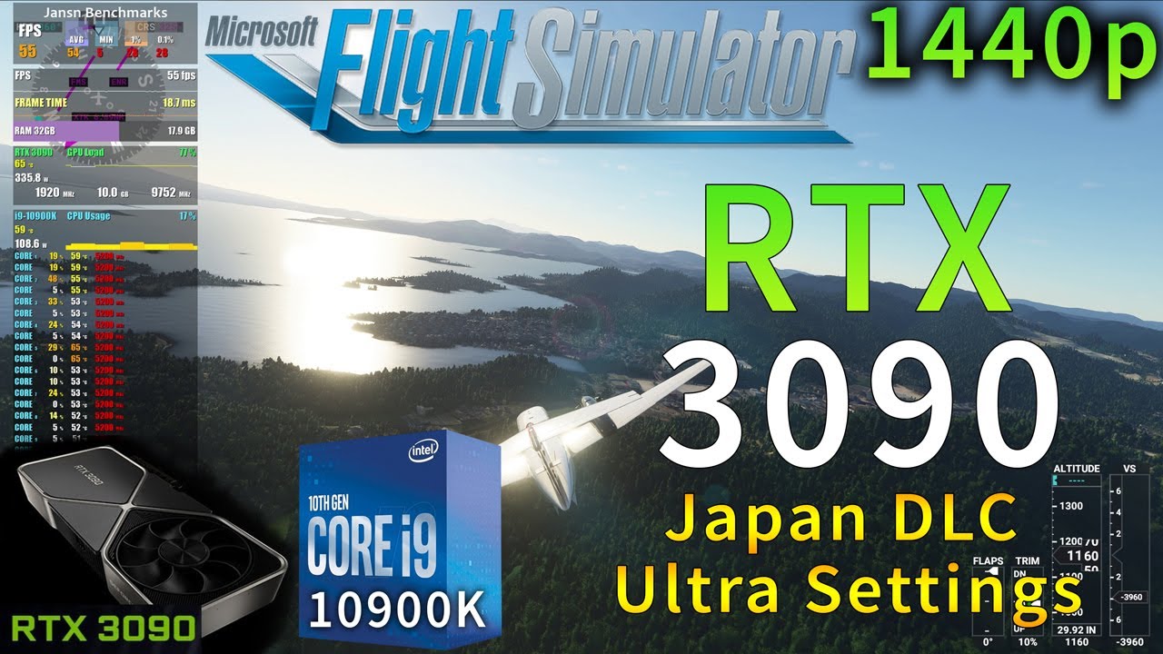 Microsoft Flight Simulator 2020 | RTX 3090 | i9 10900K 5.2GHz | Ultra ...