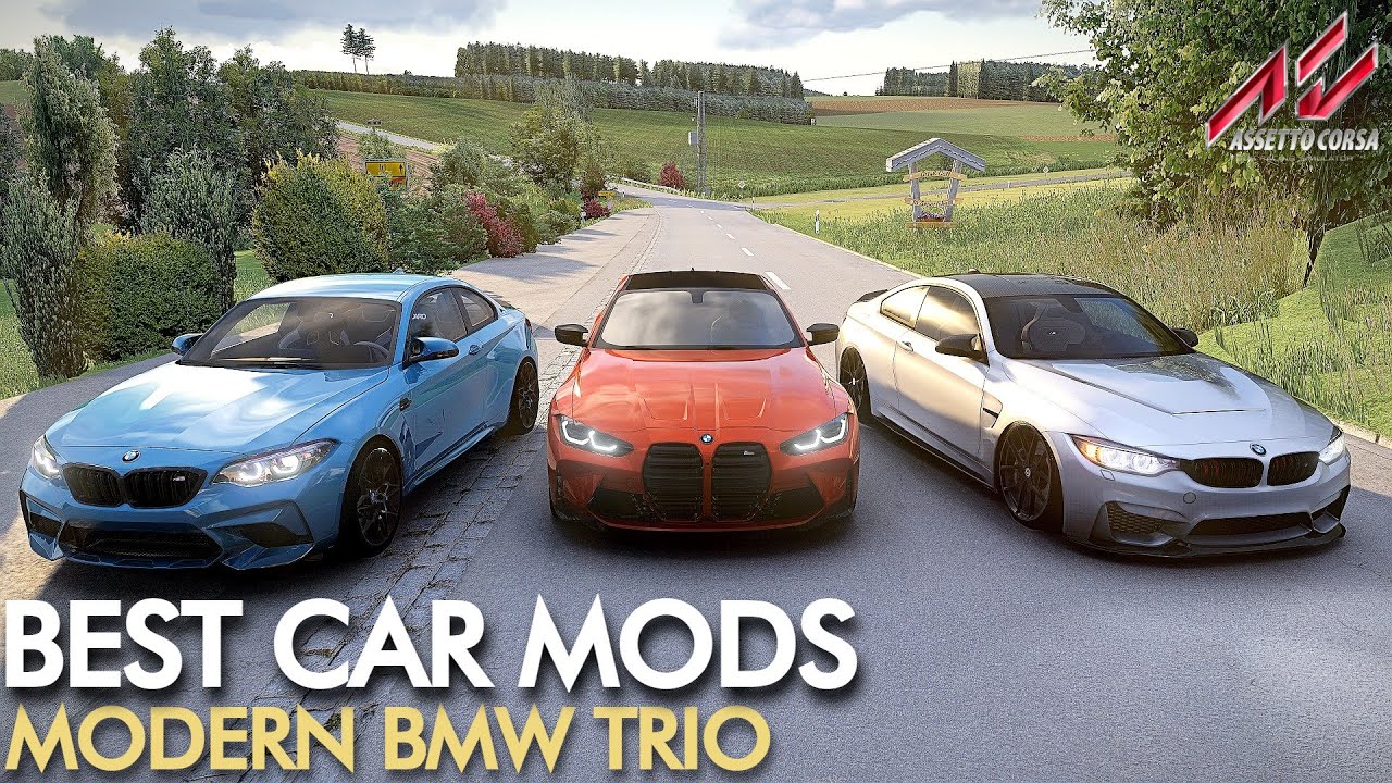 BEST Car Mods MODERN BMW TRIO 2021 | Assetto Corsa Car Mod Showcase ...