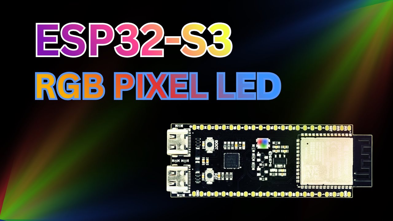 Pixel Led Light Programming ESP32-S3 - How To Control Pixel Led Using ...