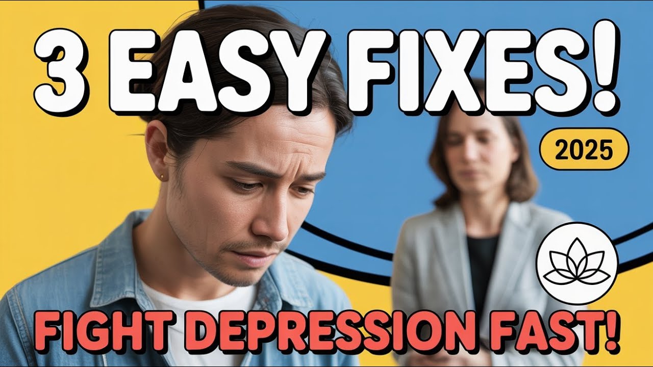 3 Easy Solutions to Fight Depression Symptoms (2025) - YouTube