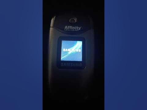 Samsung Gusto SCH-U360 (Affinity Cellular) startup and shutdown (external display) - YouTube