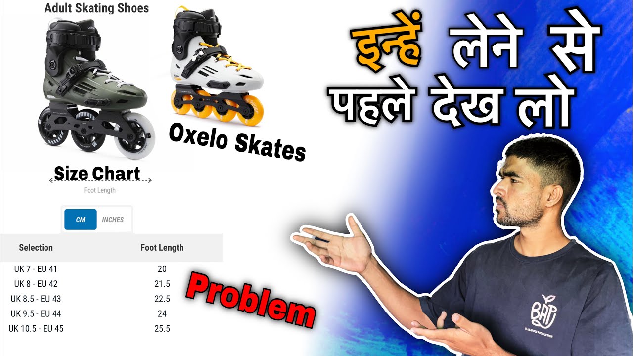Oxelo MF 500 and MF 900 Size Problem // Inline Skates // Vishal skater ...
