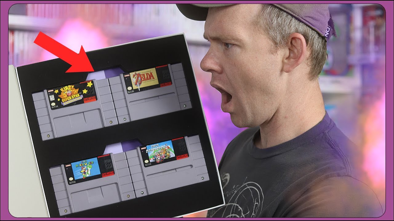 PUT YOUR SNES GAMES IN THIS ? Game Storage Solution! Book4Games ! - YouTube