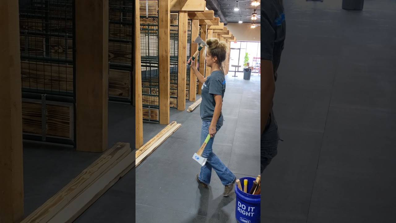 Enid Axe testing new targets 😲 - YouTube