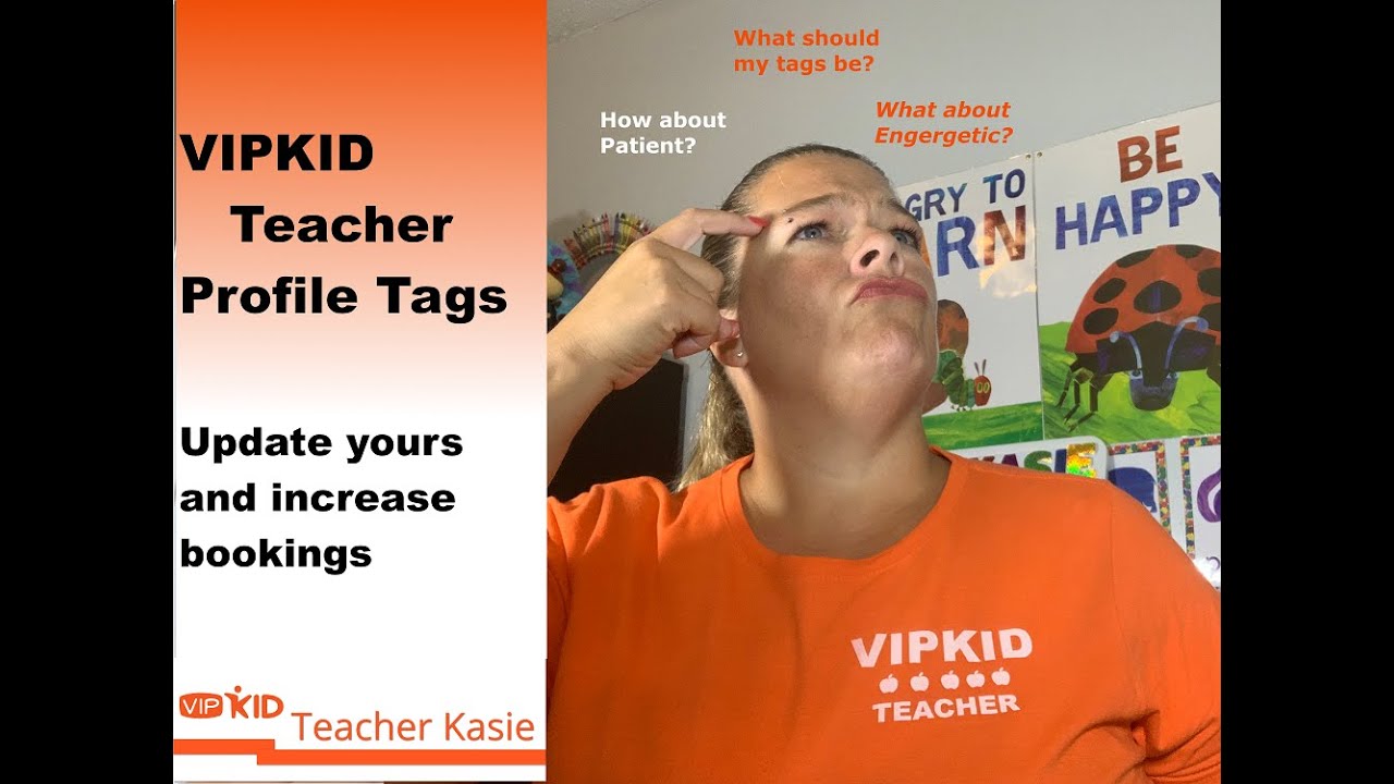 VIPKID Teacher Profile Tags - YouTube