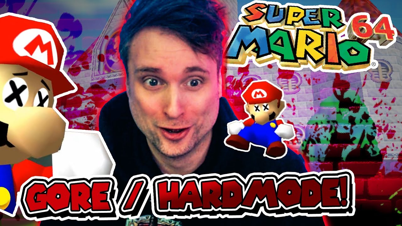 This Mario 64 Mod Is Brutal: Gore/Hard-Mode Challenge! - YouTube