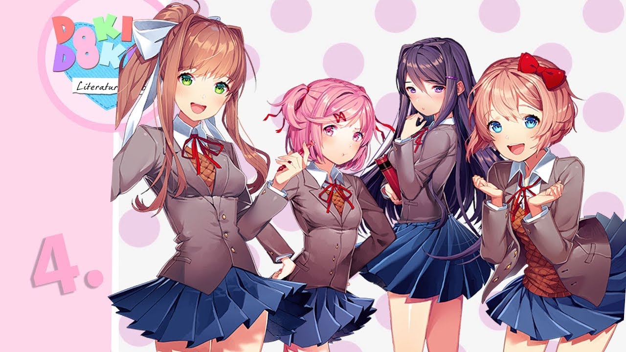 MAM JĄ NA SUMIENIU! 😱 • Doki Doki Literature Club •🖋💋 [Odcinek 4] 💋🖋 ...