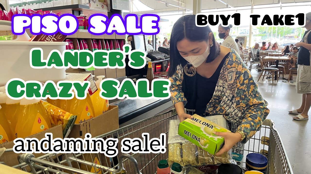 Andaming SALE! Piso sale at buy 1 take1!LANDER’S SUPER STORE. asmr silent vlog - YouTube