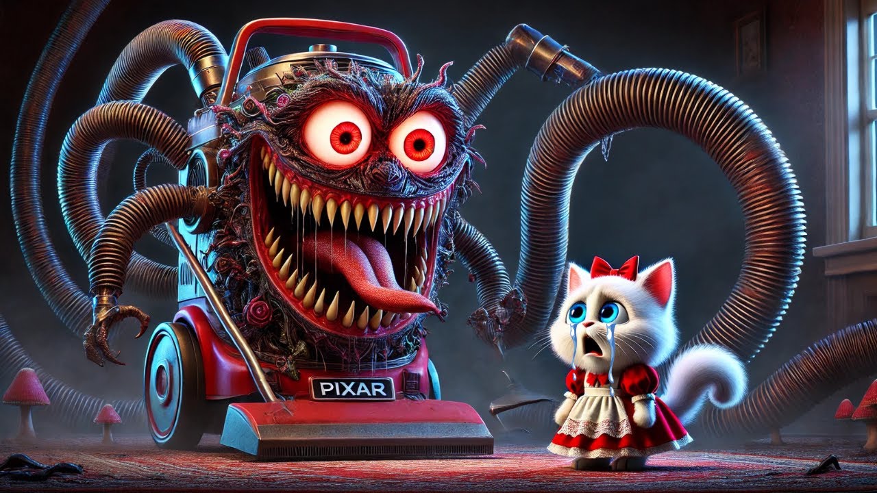 The Kitten vs. The Evil Monster Vacuum Cleaner: Fun Overloaded - YouTube