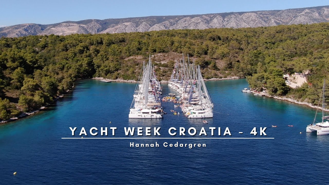 The Yacht Week Croatia Route 2021 (August 2021) - [ 4K ] - YouTube