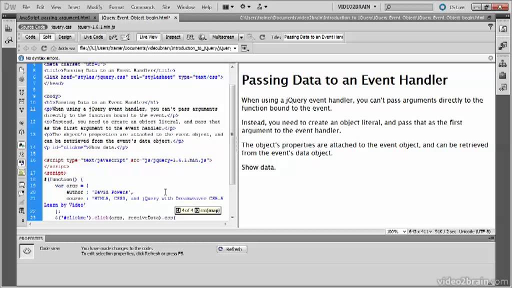 Jquery Basics 06 Youtube
